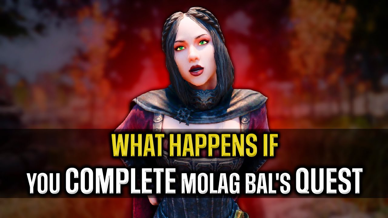 Skyrim ٠ What Happens If You Complete Molag Bal's Quest Before Meeting ...