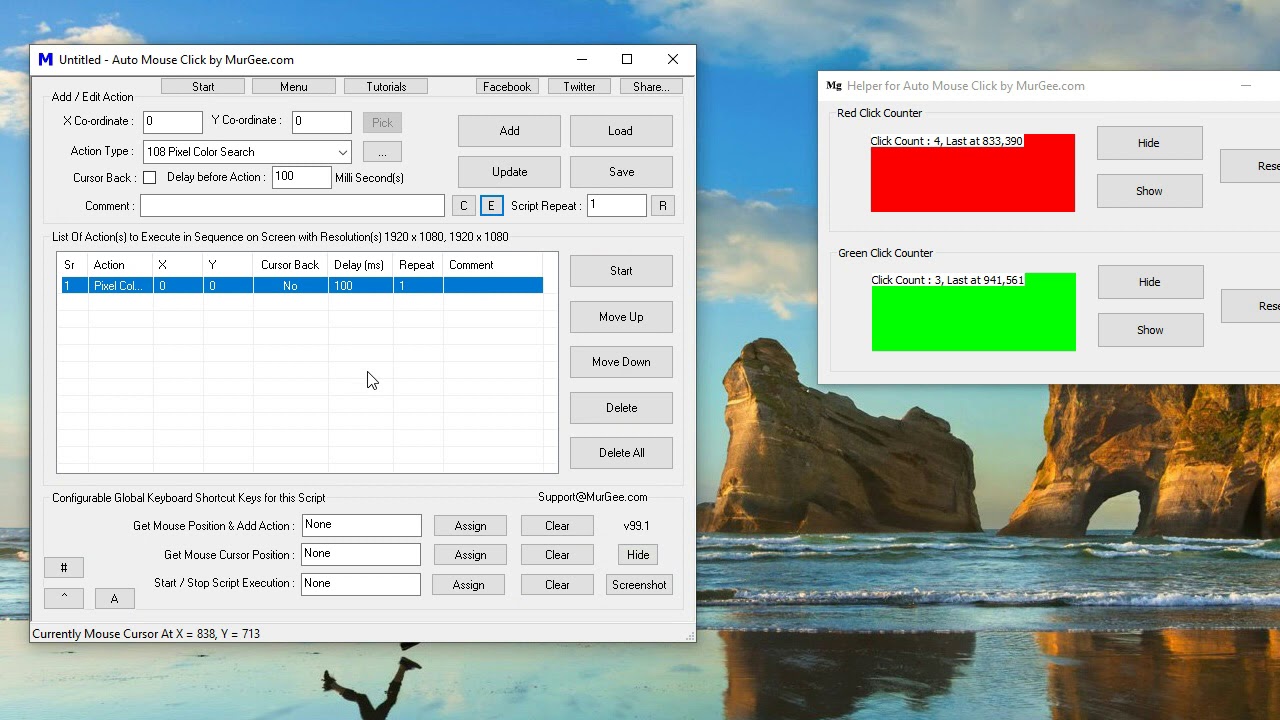 Auto Click on Pixel Color - YouTube