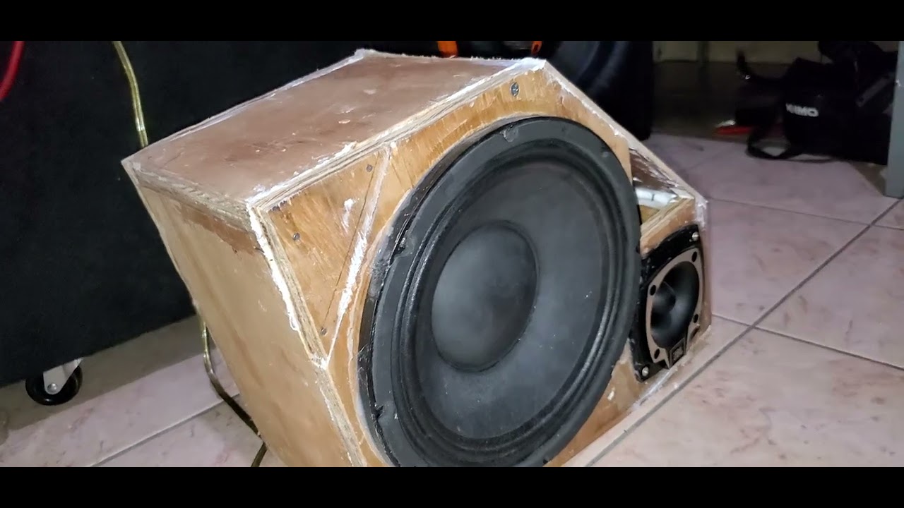 this is the result of my speaker box,sound louder and clear . - YouTube