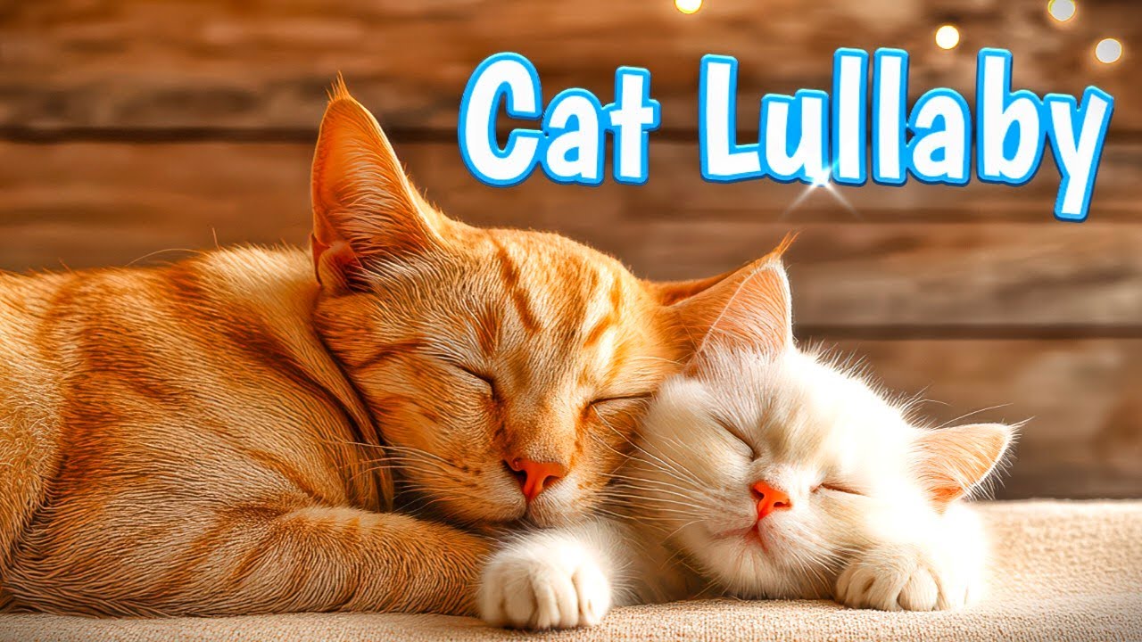 Relaxing Lullaby for Cat and Kitten💤😺 With Cat Purring Sounds ...
