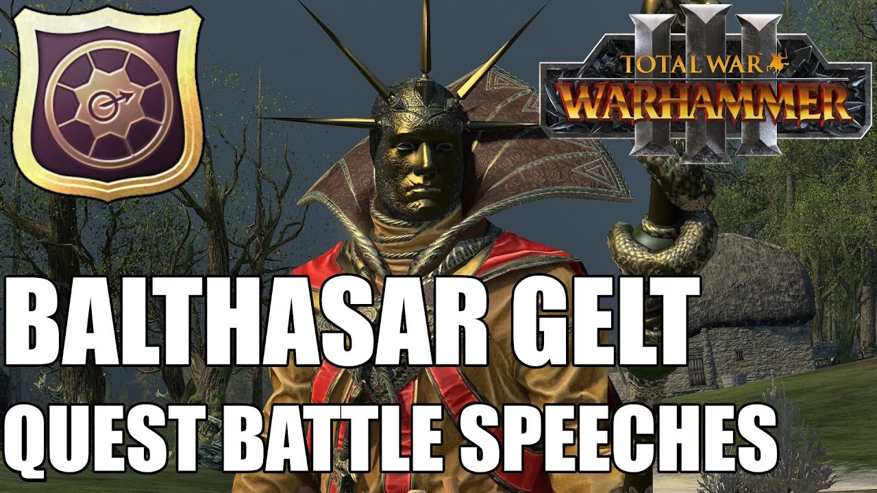 Balthasar Gelt Quest Battle Speeches - YouTube