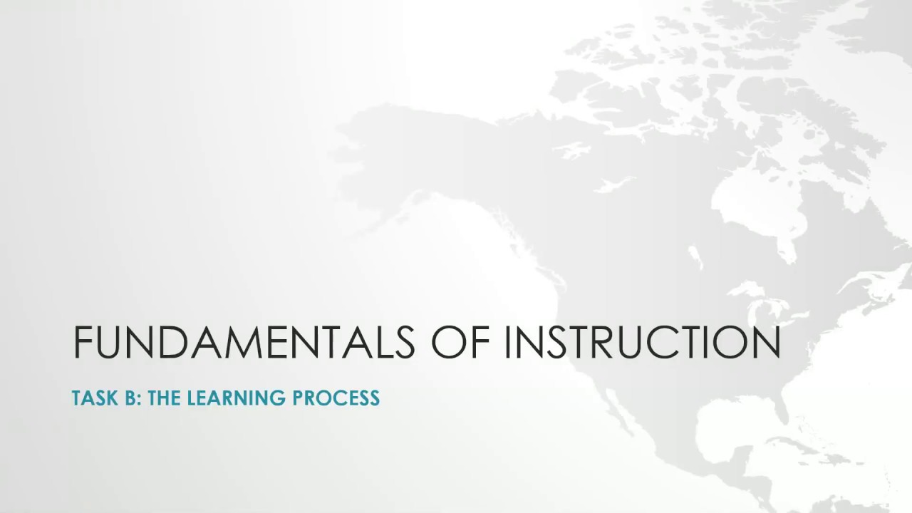 CFI-FOI-The Learning Process - YouTube