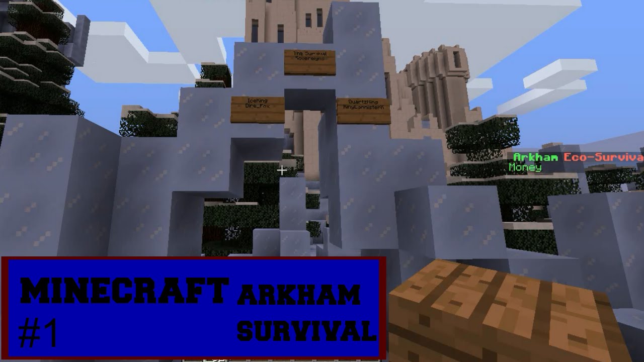 MINECRAFT ARKHAM SURVIVAL EP3 - YouTube