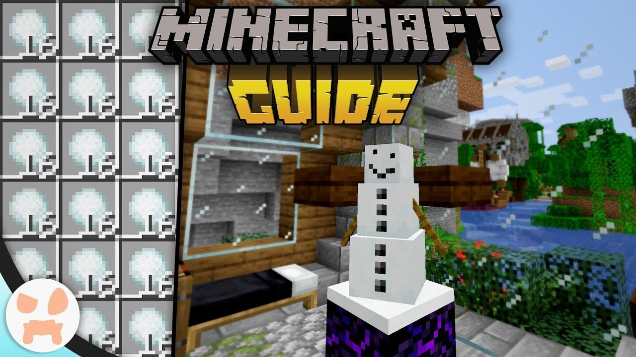 SNOW GOLEMS + SNOW FARMS! | The Minecraft Guide - Tutorial Lets Play - YouTube