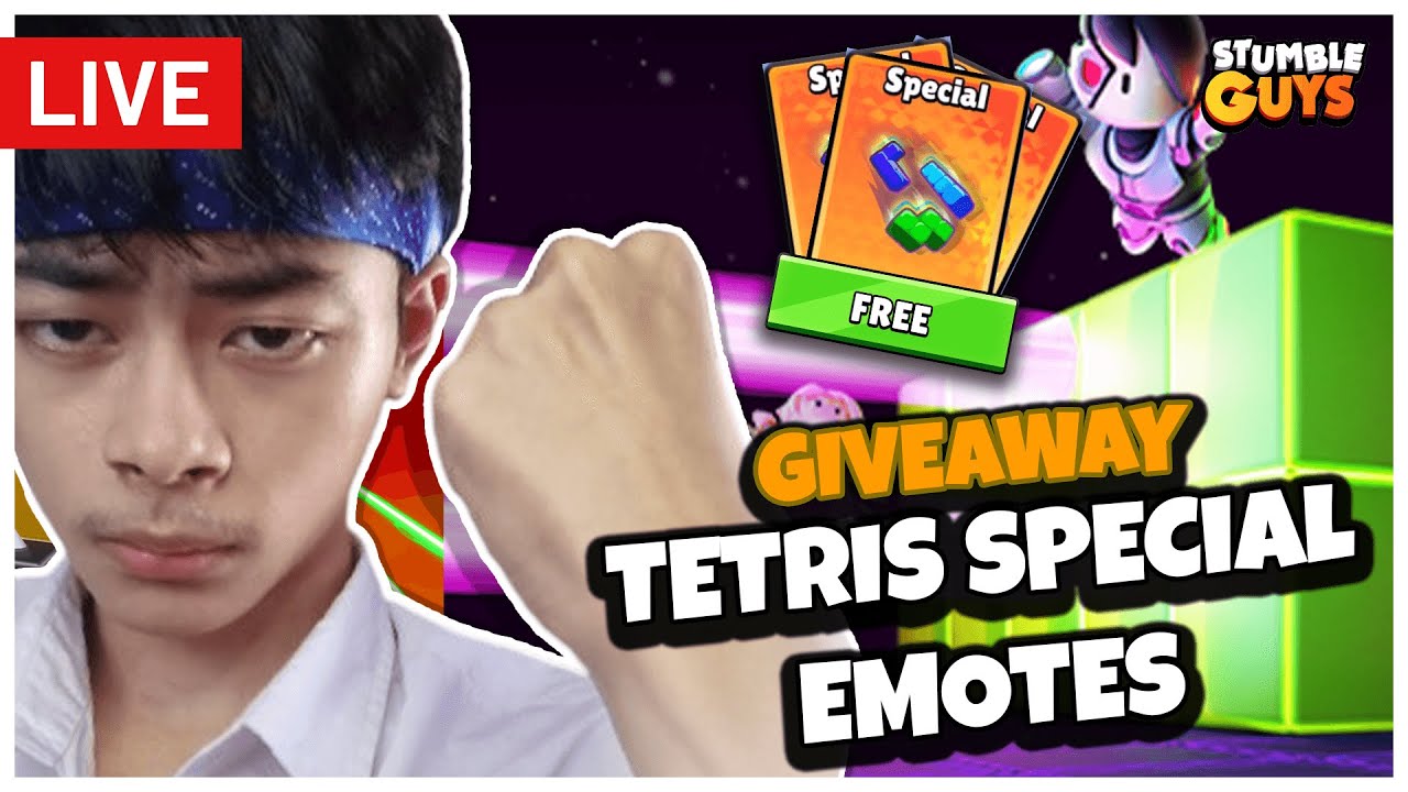 LIVE STUMBLE GUYS | LETS PLAY BLOCKDASH TEAM MAP & GIVING 3 FREE TETRIS ...