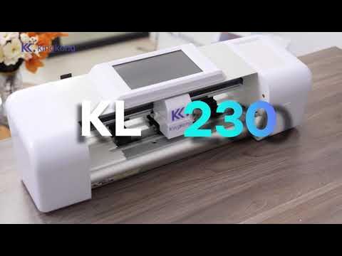 Máy Cắt Kingkong KL230 - Cắt Cường Lực Dẻo-Nano-PPF-Skin-Decal-Da 3M - YouTube