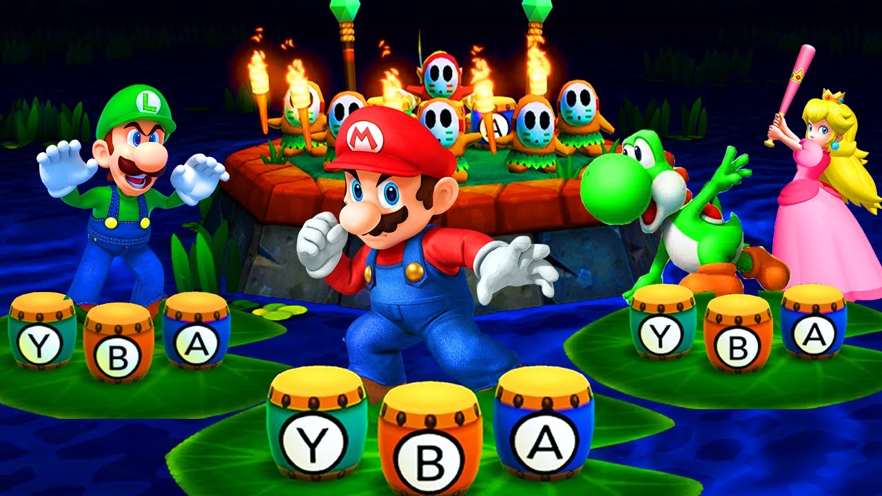 Mario Party X - Mario with Selective 4 Player Minigames - YouTube