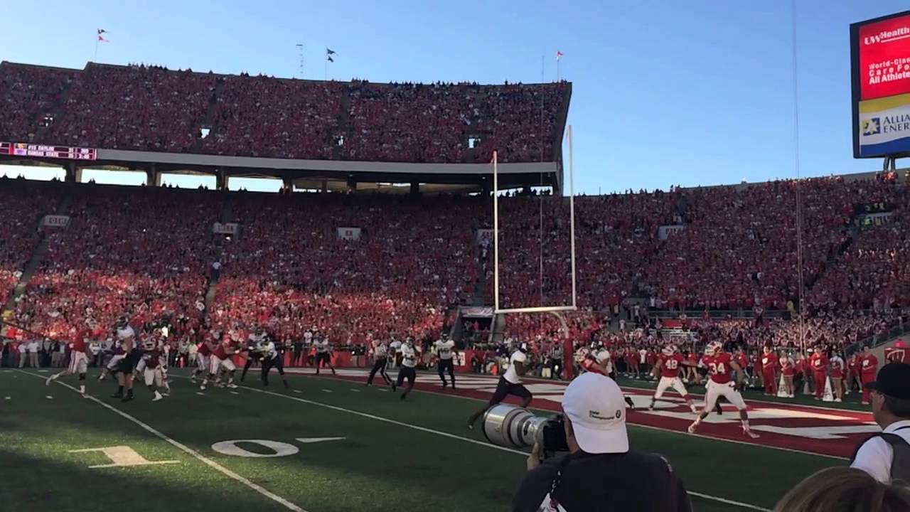 Badgers TD - Joel Stave to Derek Watt - Steve Stricker Approves! - YouTube