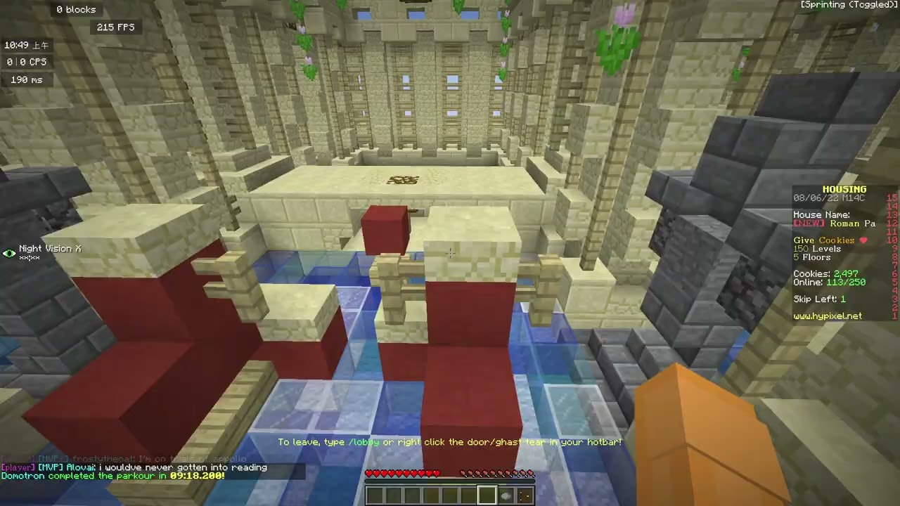 owo67's Roman Parkour (walkthrough/ tutorial) | Minecraft Hypixel ...