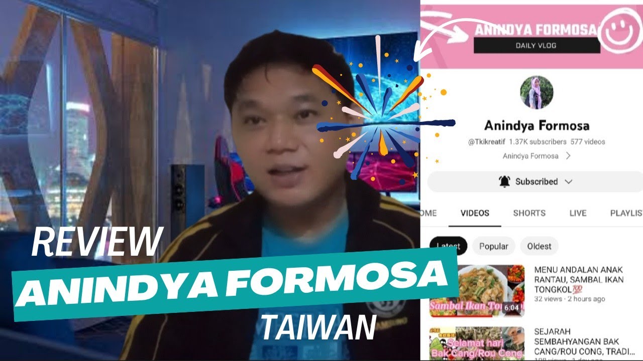 Review Anindya Formosa channel, BMI taiwan skill masaknya luar biasa ...