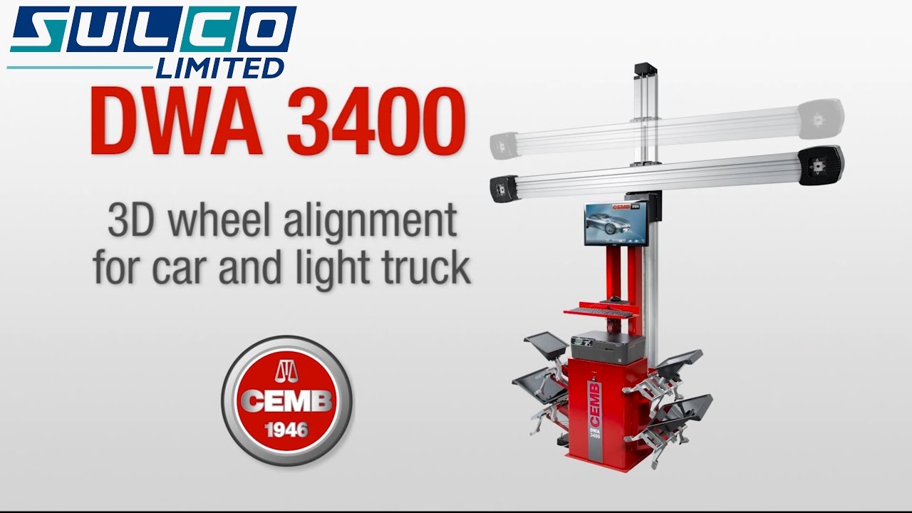 CEMB 3D Wheel alignment DWA3400 & DWA3400HD - YouTube
