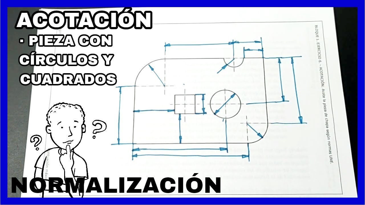 ACOTACIÓN - ¿Cómo acotar correctamente [círculos🧿 y cuadrados🟨] - YouTube
