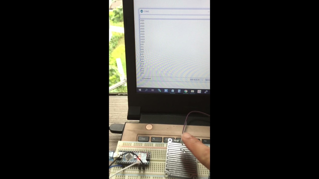 Rain Water Sensor (YL-83) and Arduino Nano - YouTube