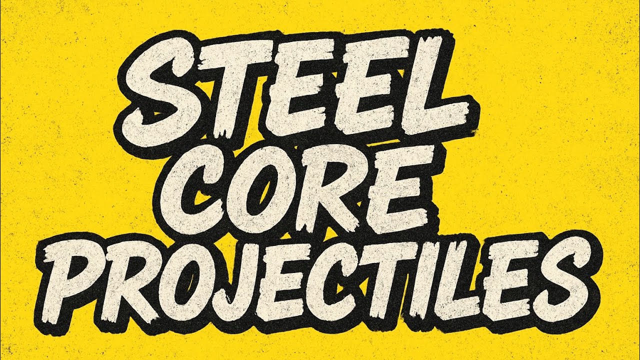 STEEL CORE PROJECTILES & X68 LESS LETHAL LAUNCHER - YouTube