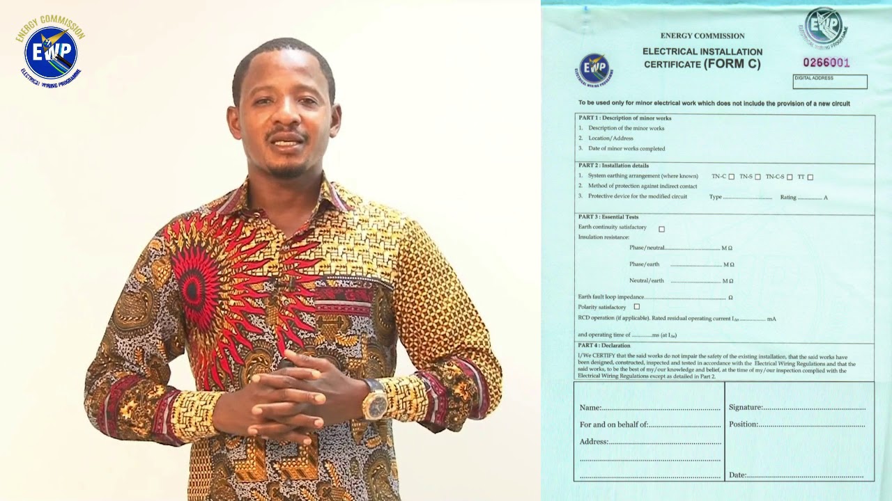 INSTALLATION COMPLETION CERTIFICATES FOR SEPARATE METER- FORMS C - YouTube