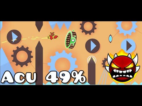 Acu 49% | Geometry Dash Progress #4 - YouTube