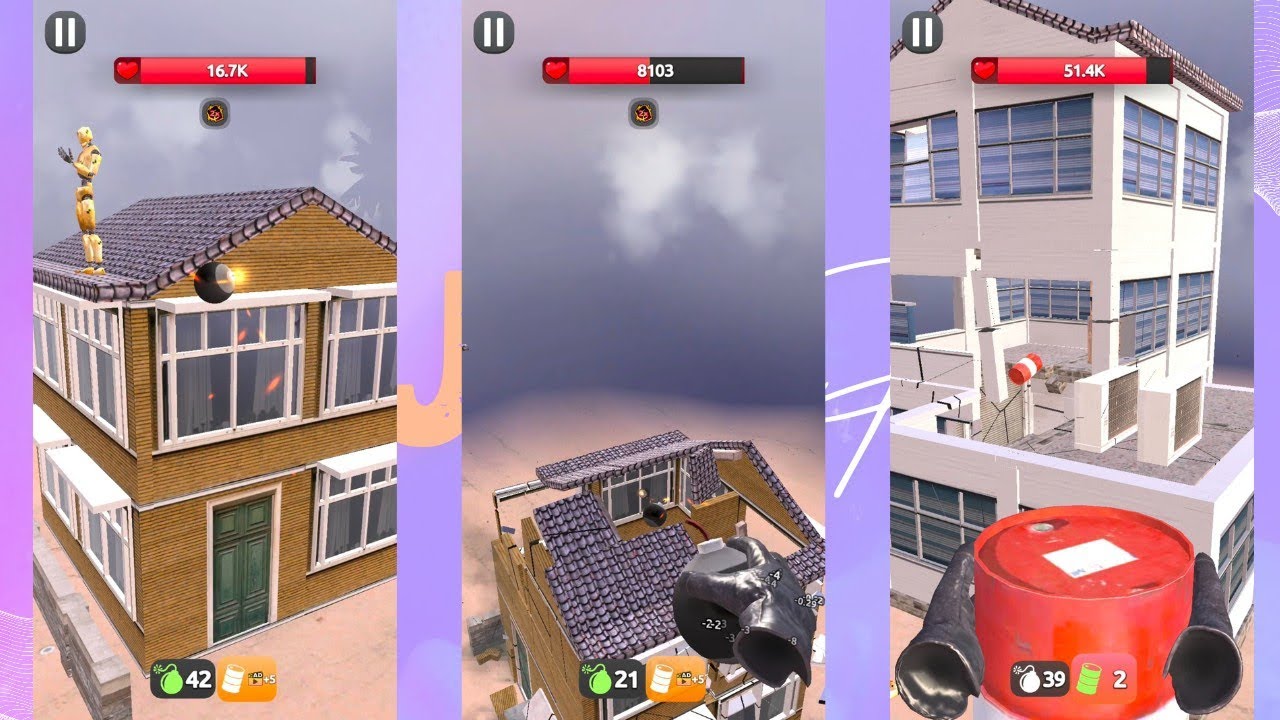 Captain TNT | demolition of buildings offline game @TAJGamePlay - YouTube