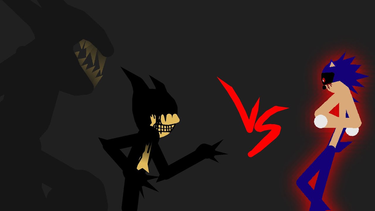 Ink Demon Bendy Vs Sonic.exe - YouTube