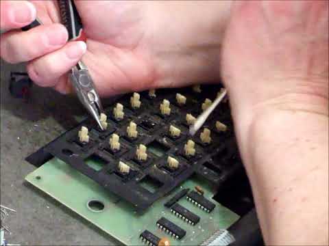 How to remove an ALPS key switch from a TRS-80 Model I #SepTandy - YouTube