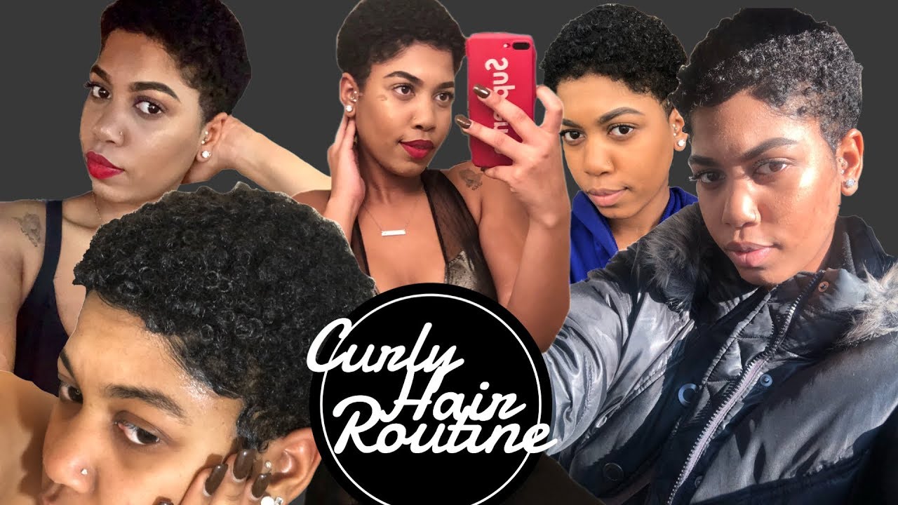 5 MINUTE TWA DAILY CURLY HAIR ROUTINE - YouTube