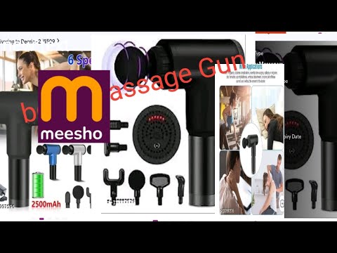 body massage Gun| how to use body massage Gun|meesho unboxing|meesho ...