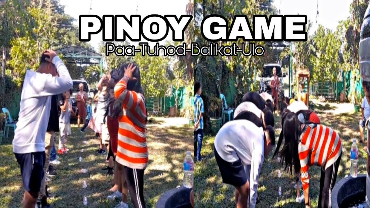 PINOY GAME PAA-TUHOD-BALIKAT-ULO-BOTE CHALLENGE - YouTube