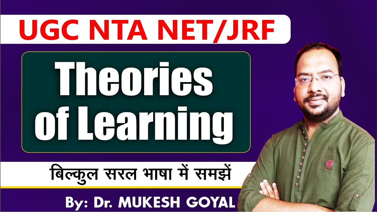 Theories of Learning II Teaching & Education II By Dr. Mukesh Goyal ...