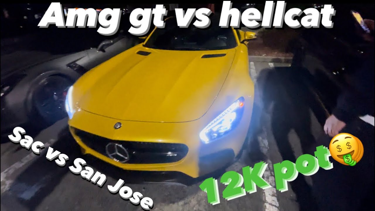 Hellcat vs Amg gt 12k POT - YouTube
