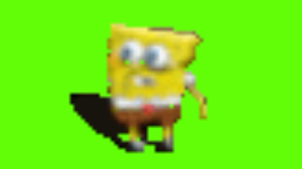 spongebob dance green screen [no music] - YouTube