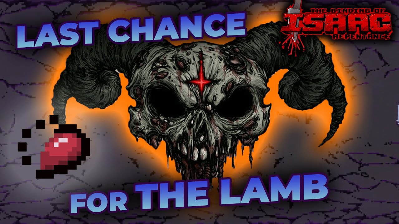 The Lamb Boss Fight With Half Heart - The Binding Of Isaac: Repentance ...
