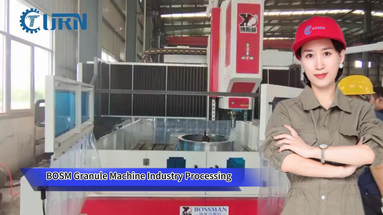 BOSM Granule Machine Industry Processing - YouTube