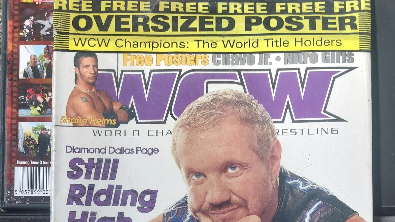 WCW Official Magazine Final Issue (No. 73, 2001) With Poster - YouTube