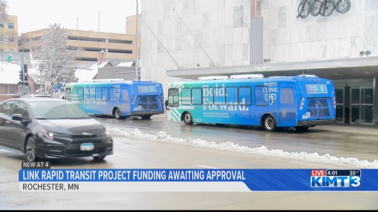 Link Rapid Transit project funding awaiting approval - YouTube