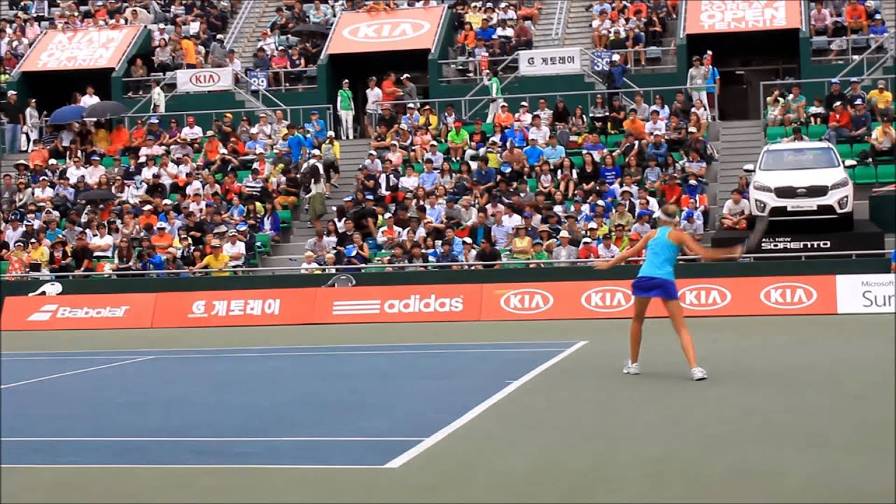 Tennis 2014 KIA Korea Open women's singles final Karolina Pliskova ...