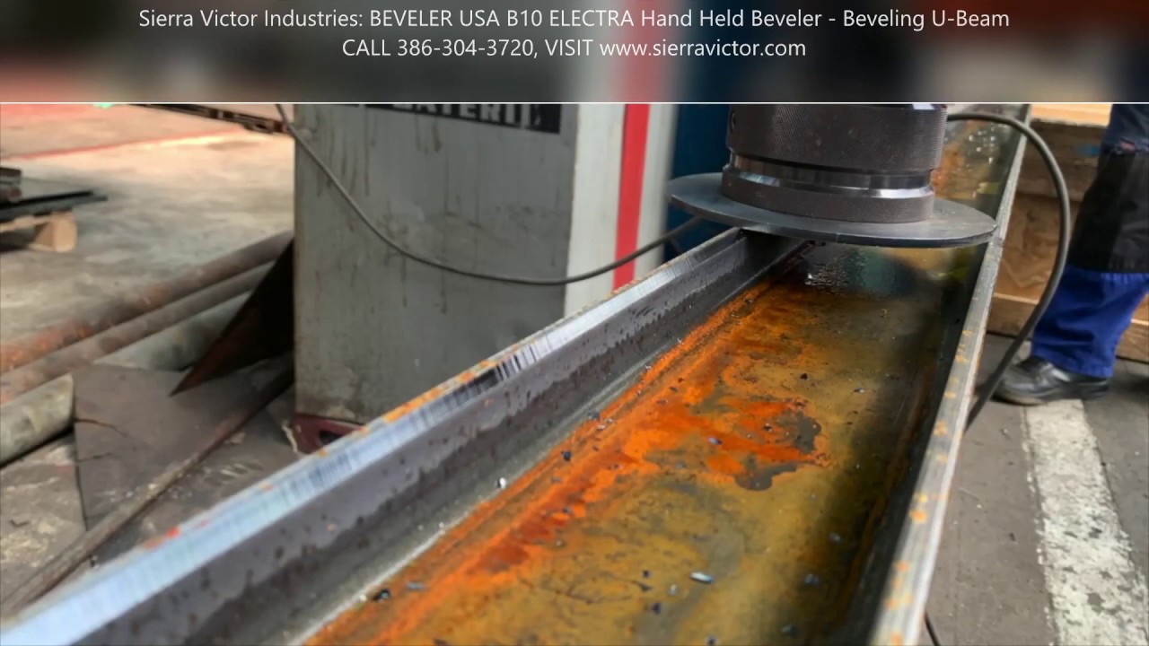 Sierra Victor Machinery: BEVELER USA B10 ELECTRA Hand Held Beveler ...