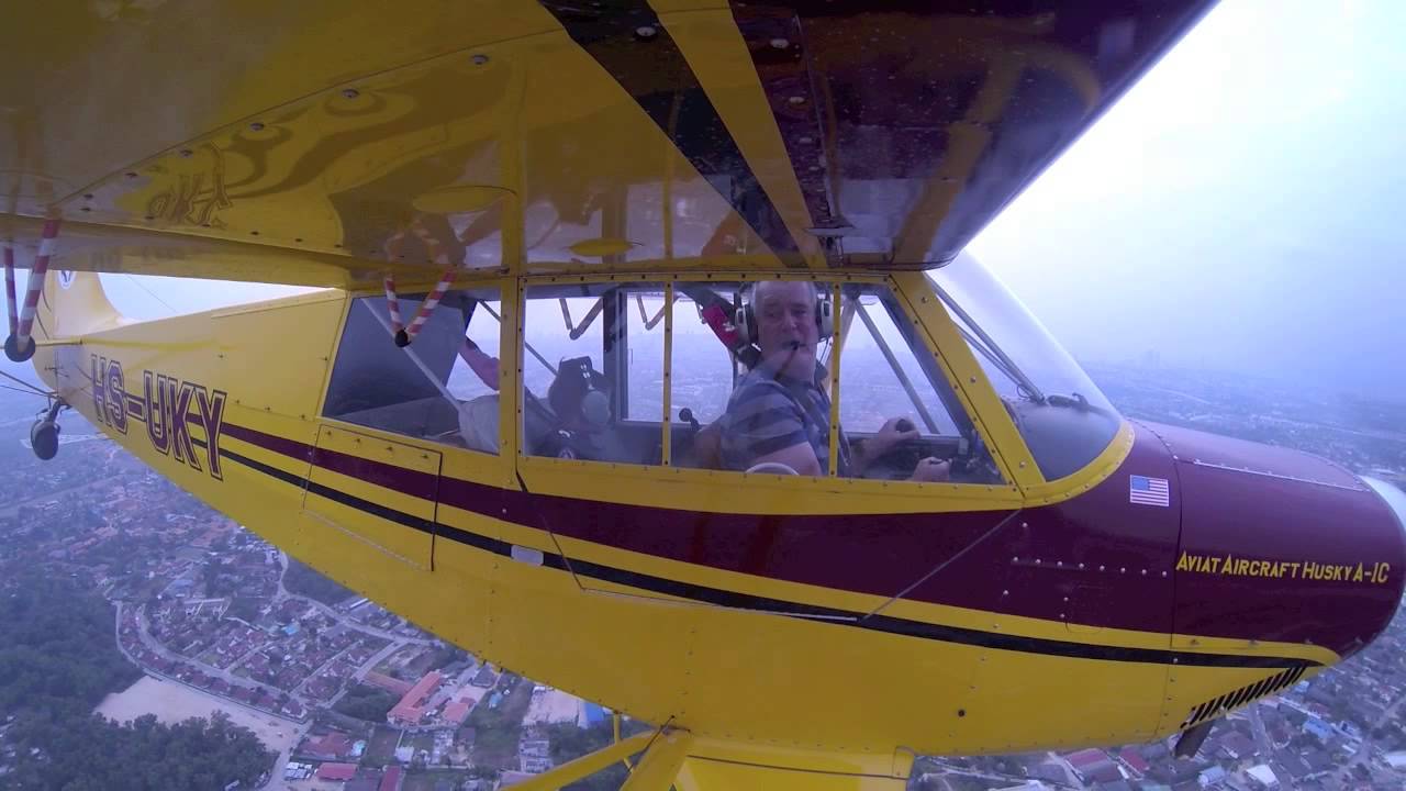 Patrick's first flight - YouTube