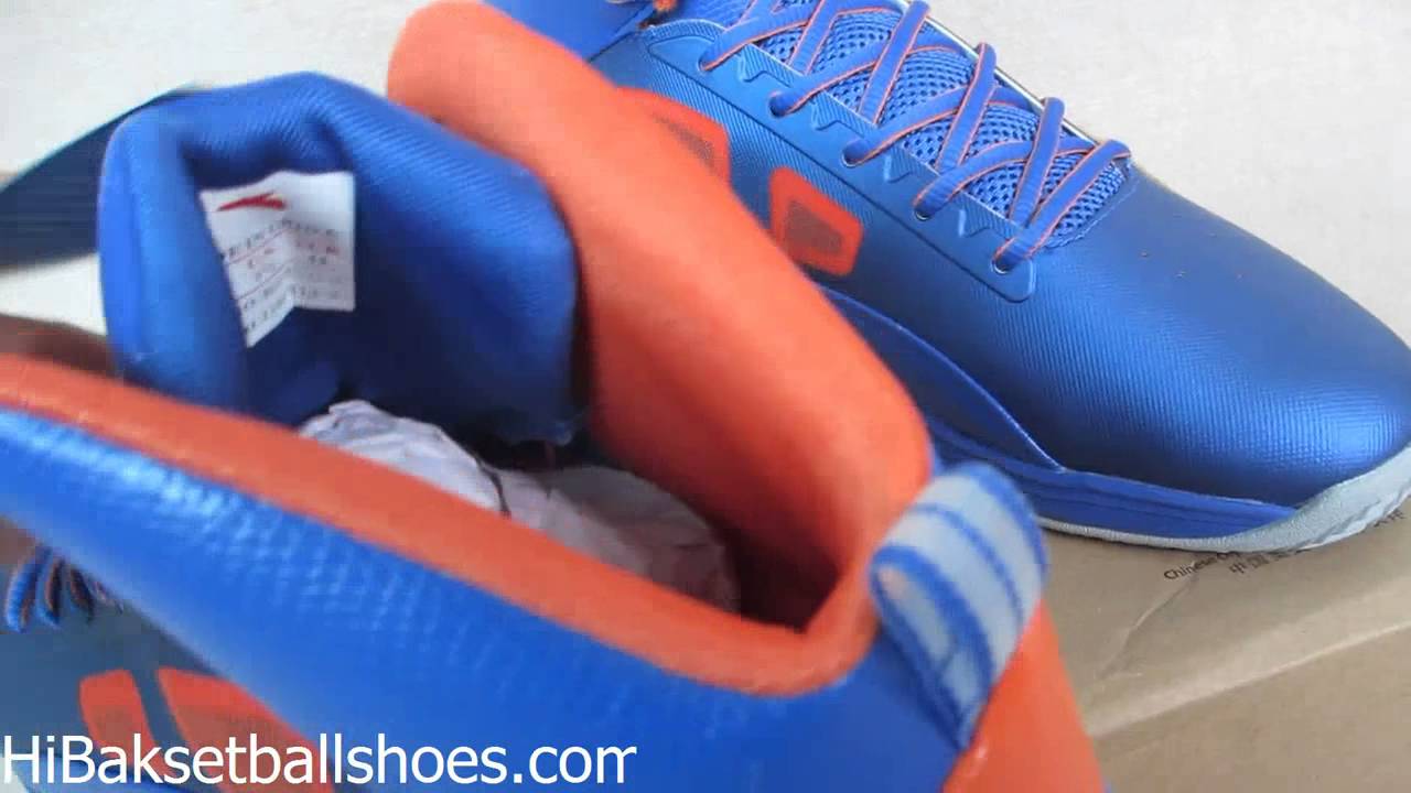 Anta RR2 Rajon Rondo Team Shoes - Blue Orange - YouTube