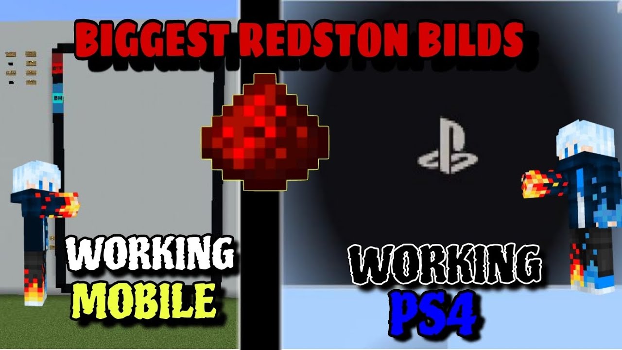 MINECRAFT BUT 5 OP AND BIGGEST REDSTONE WORKING BILDS - YouTube
