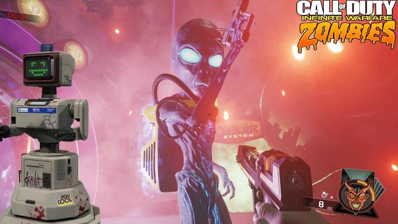 ZOMBIES IN SPACELAND EASTER EGG CONTRA EL ALIEN | CALL OF DUTY ...