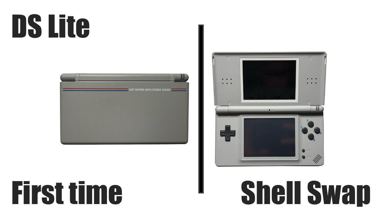 First Time: Shell Swap on a DS Lite | FixUniverse - YouTube