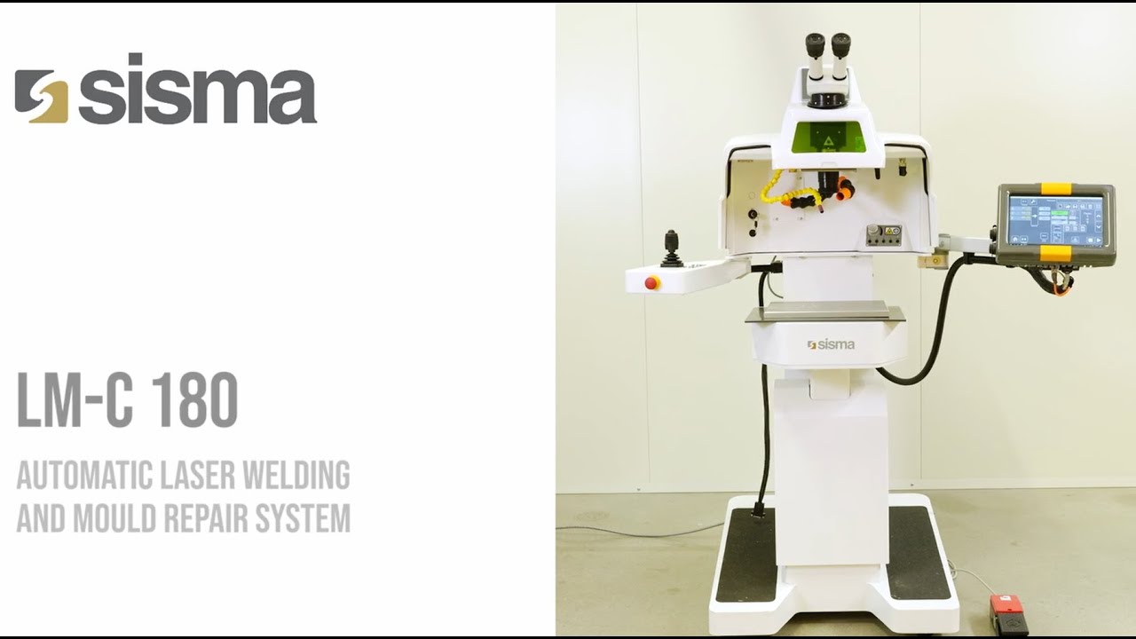 Sisma LM-C 180 - Automatic laser welding and moulds repair system - YouTube