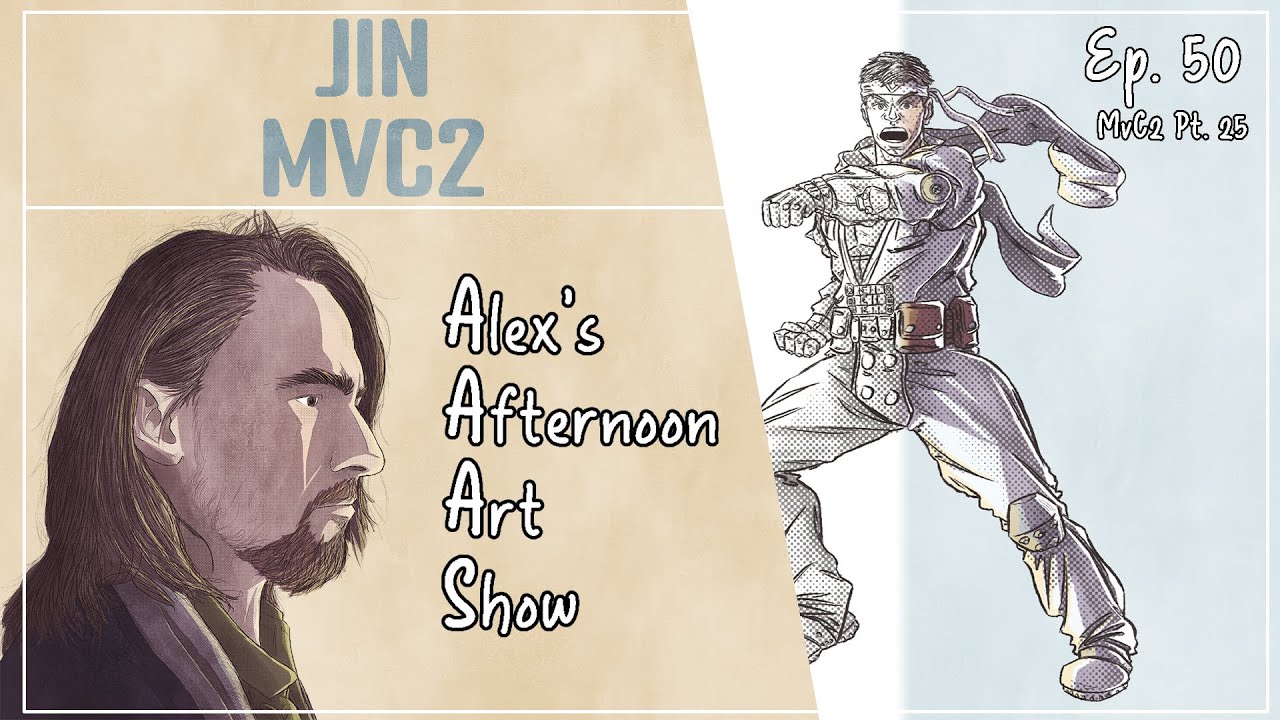 Jin Saotome (Marvel Vs. Capcom 2) Drawing || Alex's Afternoon Art Show ...