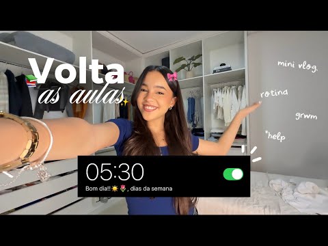 VLOG VOLTA AS AULAS📚✨