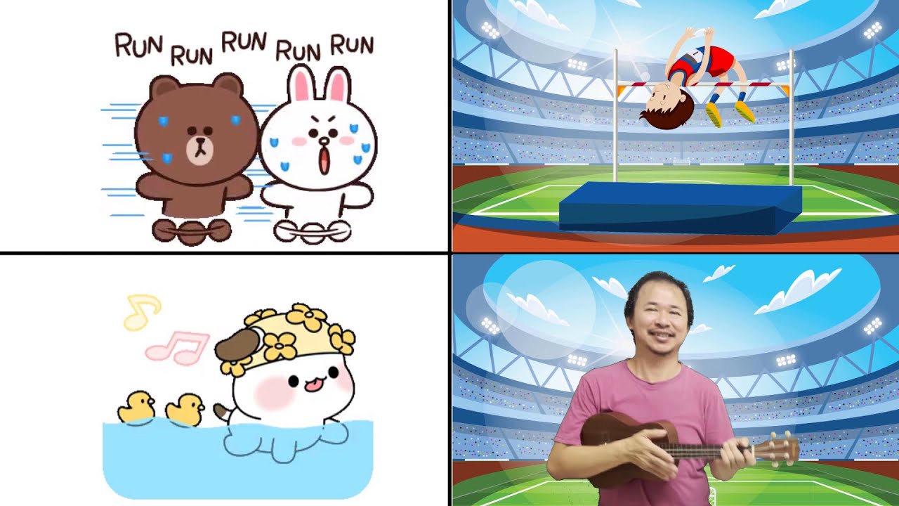 Sports Song | Let's Play Sports! | Kids Songs | Kidzstation - YouTube