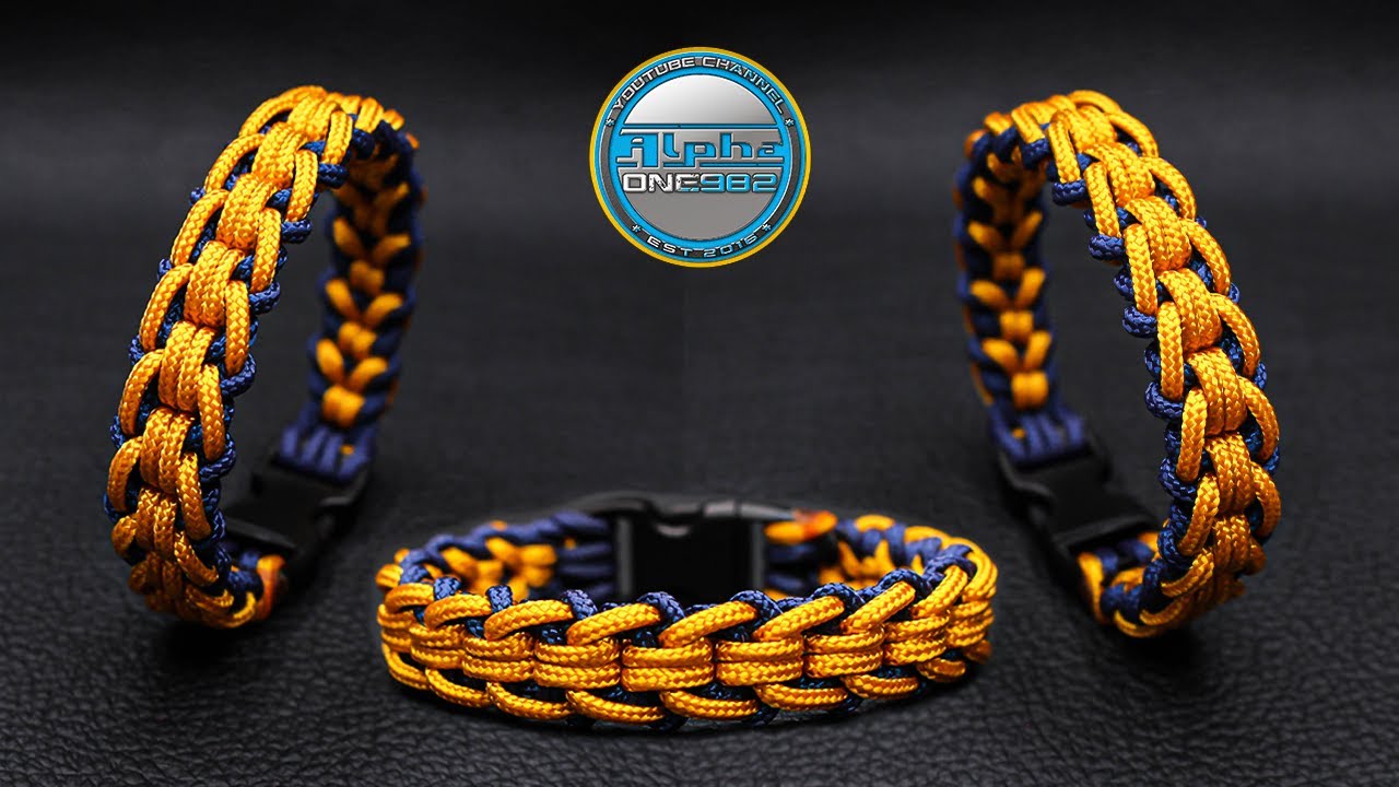Learn How to Make a Thin Paracord Bracelet Tarantula Knot Tutorial ...