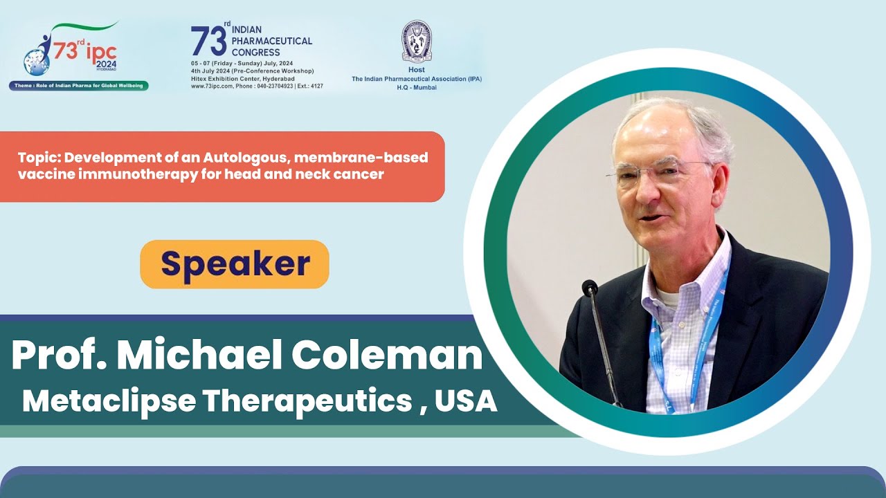 Development Of An Autologous | Prof. Michael Coleman - Metaclipse ...