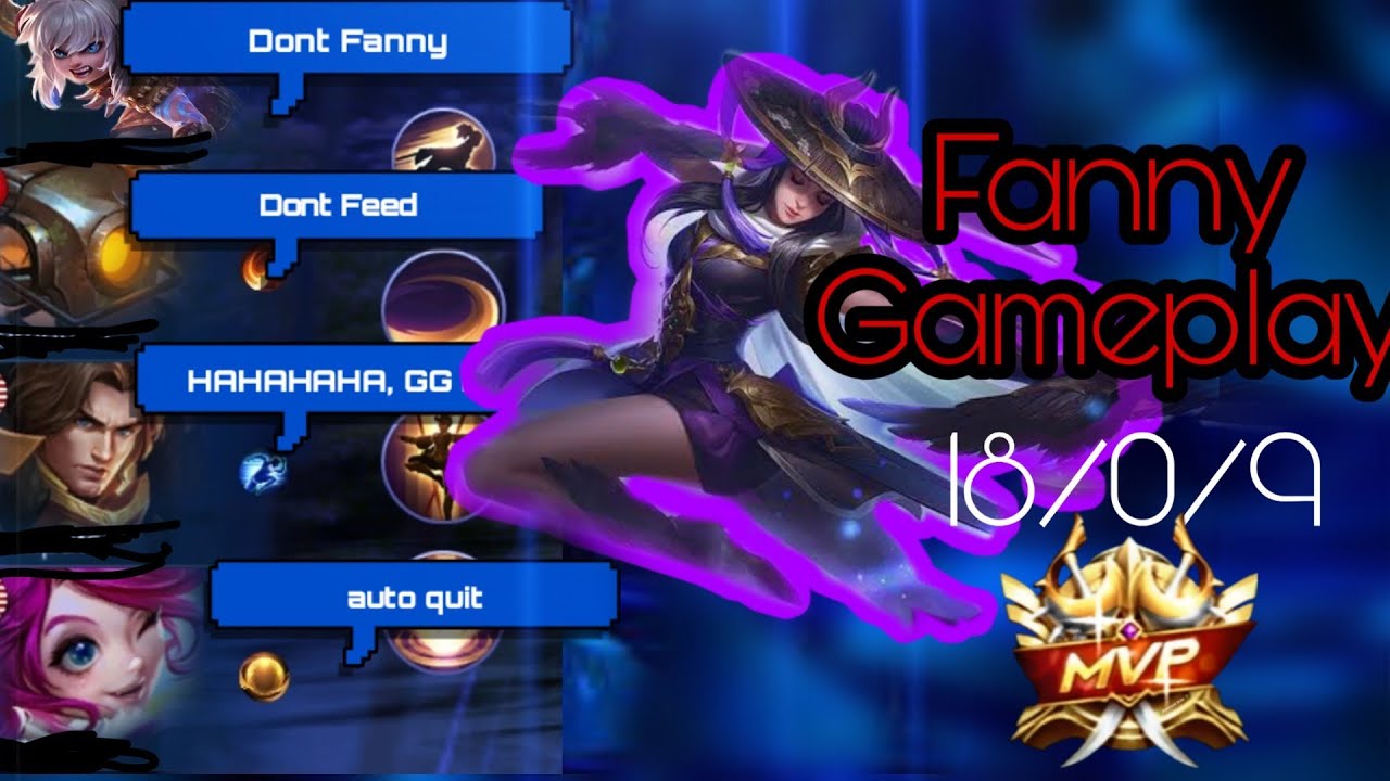 Fanny Gameplay Mvp Mobile Legends Bang Bang Youtube