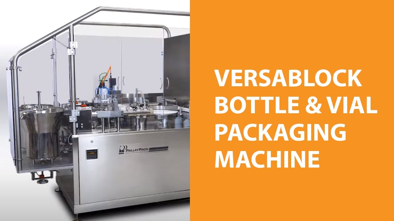 VersaBlock Small Bottle & Vial Packaging Machine - YouTube