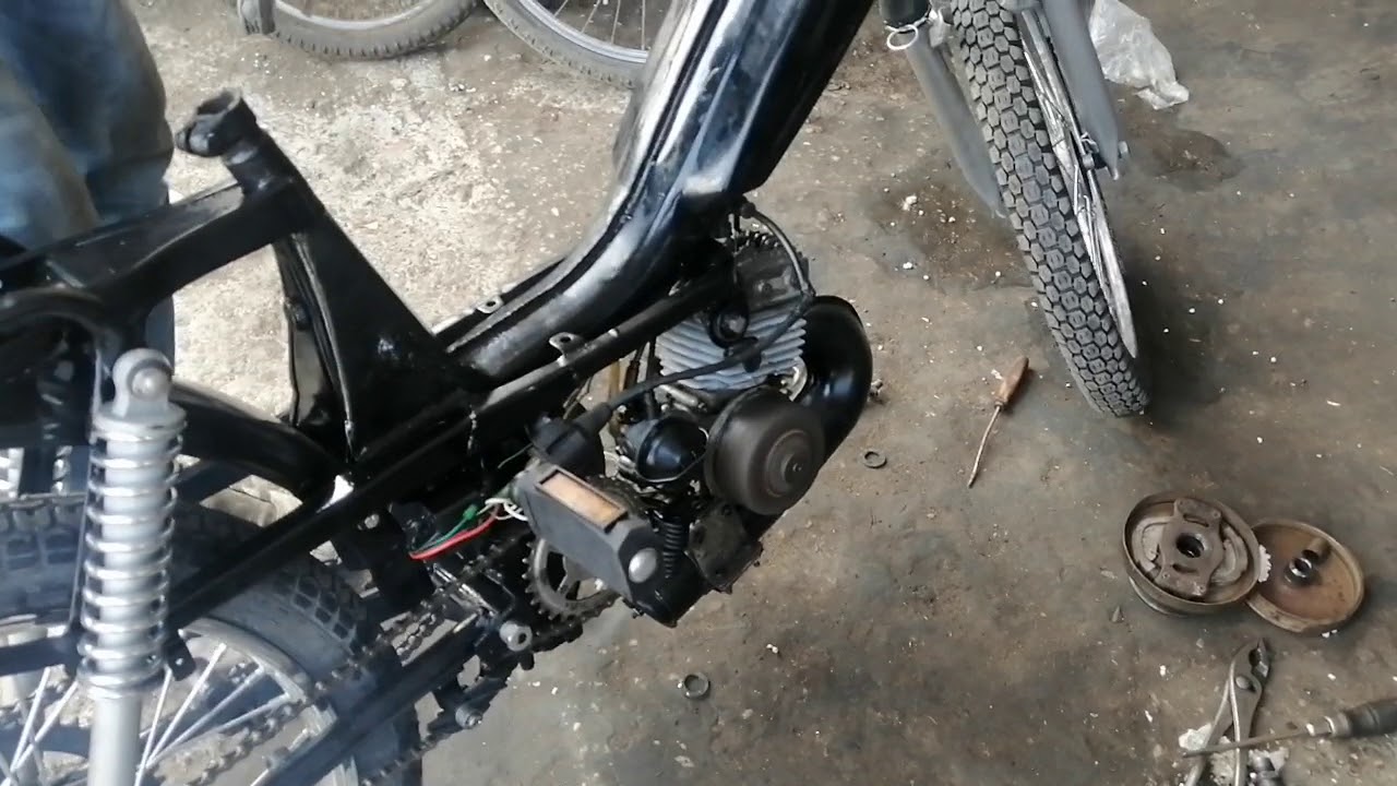 Mbk swing شكما galaxi 15 المنيوم - YouTube