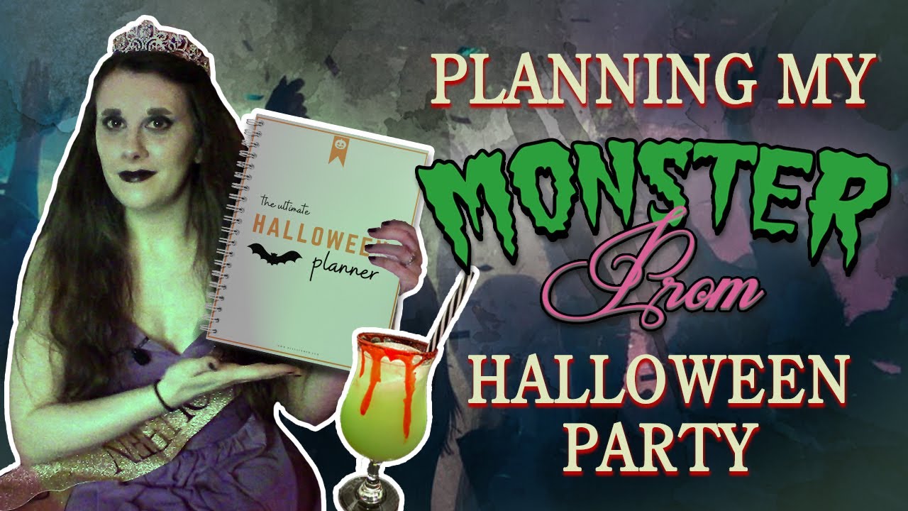 Planning My Monster Prom Themed Halloween Party 2024 - YouTube